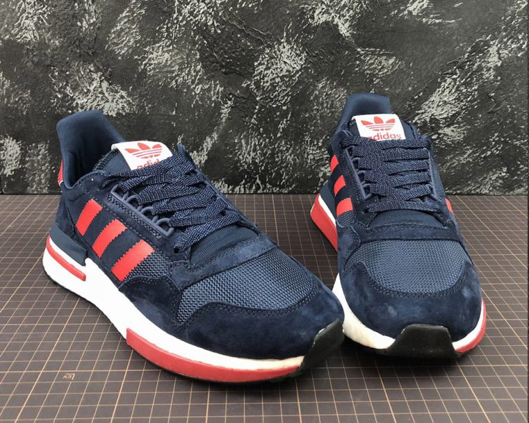adidas ZX 500 RM Boost OG Navy Blue/Red-White For Sale – The Sole Line