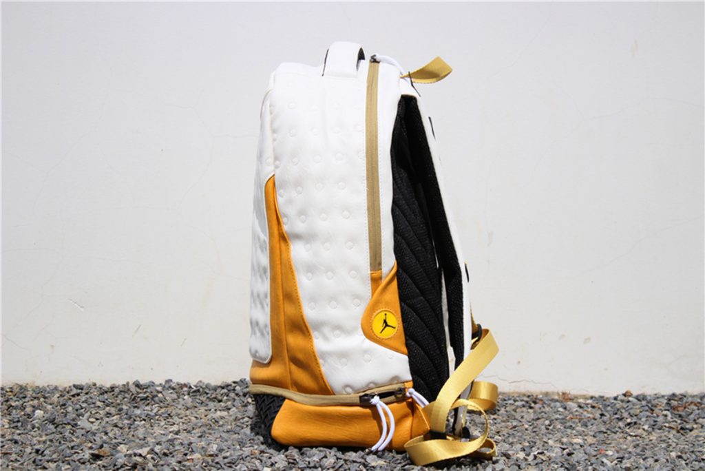 Air Jordan Retro 13 Backpack White Yellow For Sale – The Sole Line
