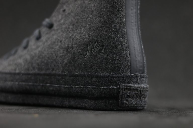 Converse x Jw Anderson Felt Triple Black For Sale – The Sole Line