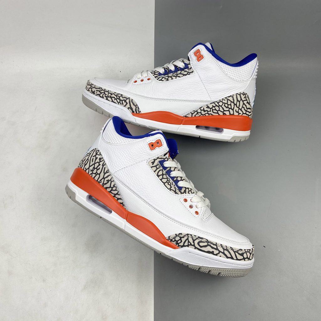 Air Jordan 3 “Knicks Rivals” White/Old Royal-University Orange For Sale ...