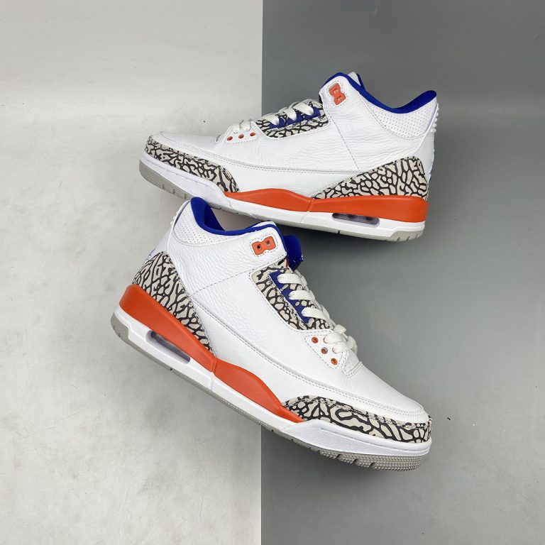Air Jordan 3 “Knicks Rivals” White/Old Royal-University Orange For Sale ...