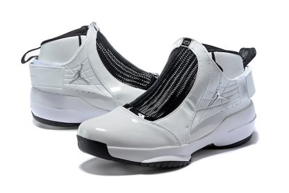 Air Jordan 19 Melo “Flint” White/Chrome-Flint Grey – The Sole Line