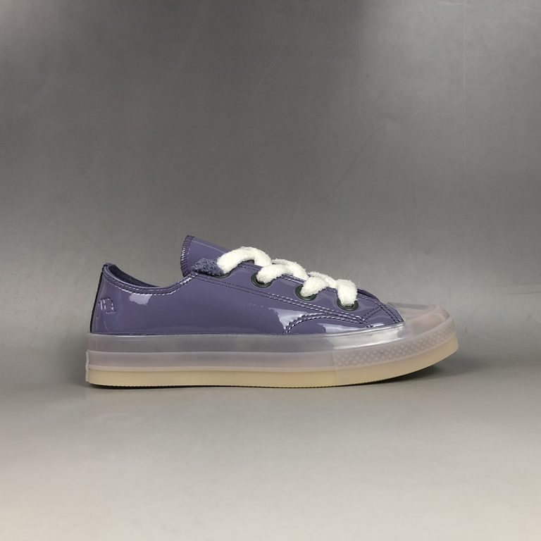 Converse x JW Anderson Patent Leather Chuck 70 Low Top Purple – The ...