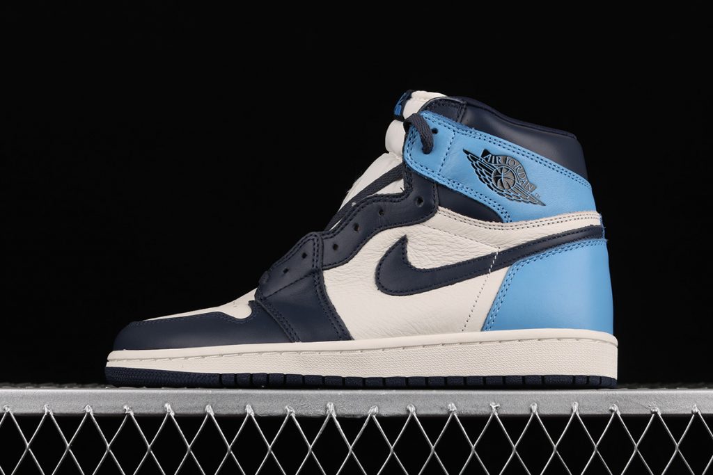Air Jordan 1 Retro High Sail/Obsidian-University Blue For Sale – The ...