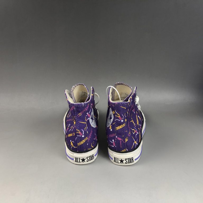 Converse All Stars Sports Players Hi Purple For Sale – The Sole Line