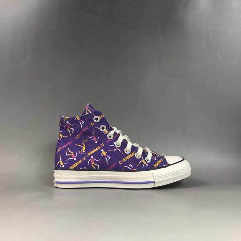 Converse All Stars Sports Players Hi Purple For Sale – The Sole Line
