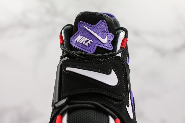 Nike Air Barrage Mid QS “Raptors” Black/White-Hyper Grape For Sale ...