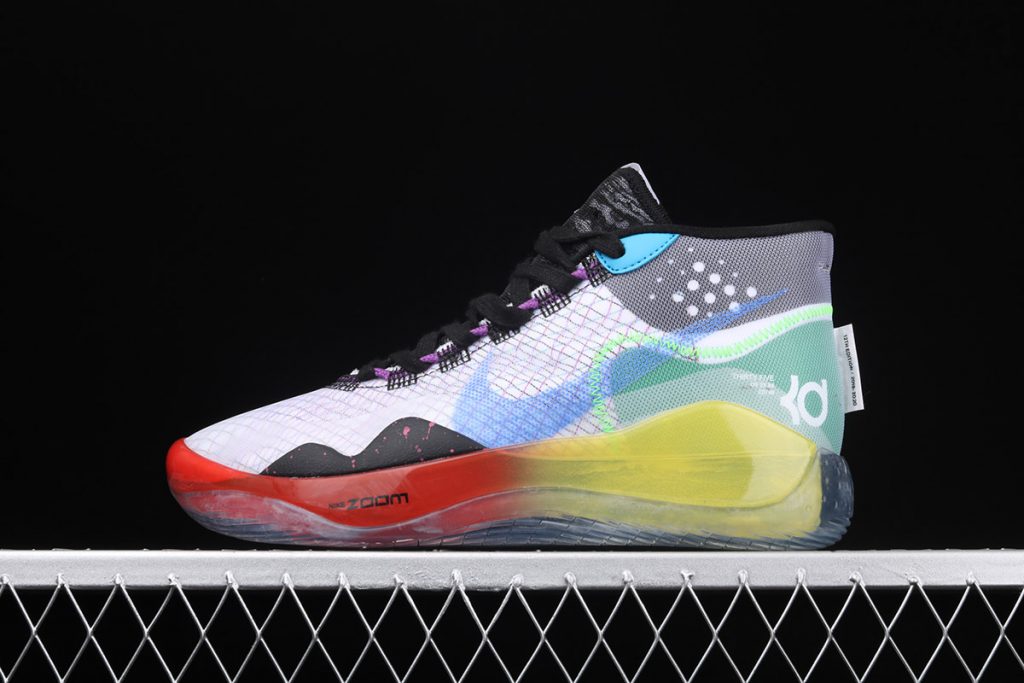 Nike KD 12 White/Black-Multi-Color For Sale – The Sole Line