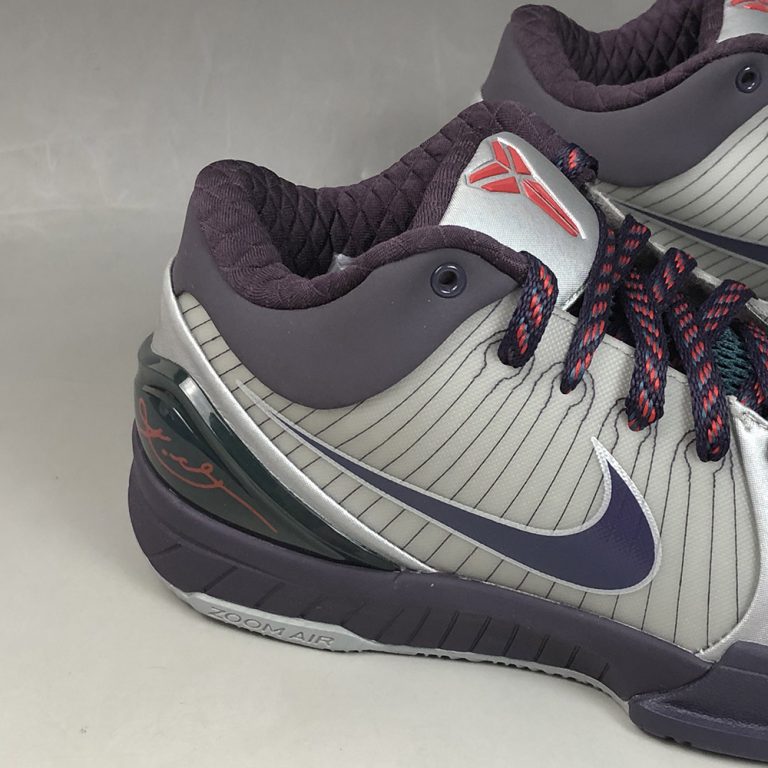 Nike Zoom Kobe 4 ‘Chaos Joker’ Metallic Silver/Abyss-Nightshade-Spirit ...