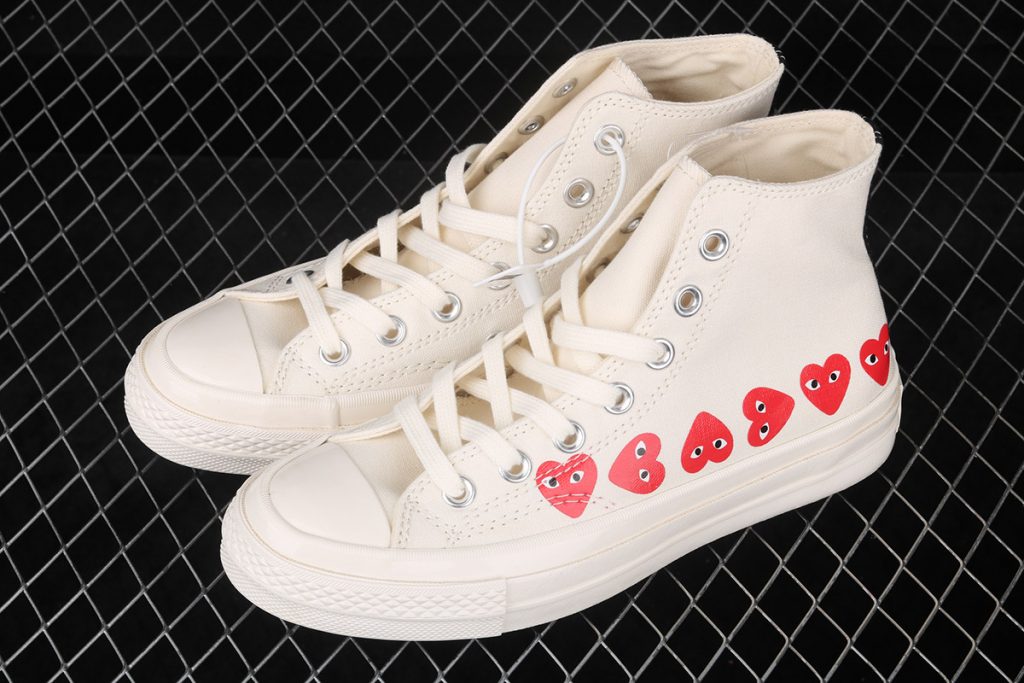 Converse Chuck 70 Cdg Hi “Multi Heart” For Sale – The Sole Line