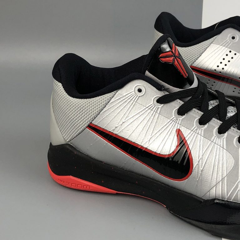Nike Zoom Kobe 5 Wolf Grey/Black-Daring Red For Sale – The Sole Line