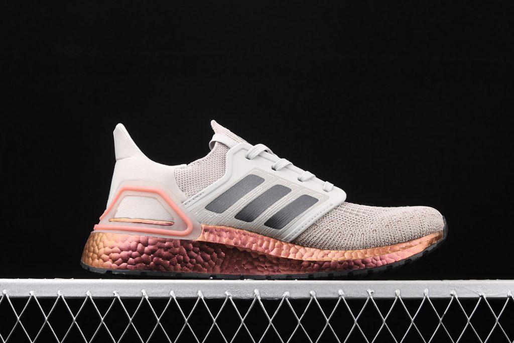 adidas UltraBoost 20 Metal Grey/Grey/Signal Coral For Sale – The Sole Line