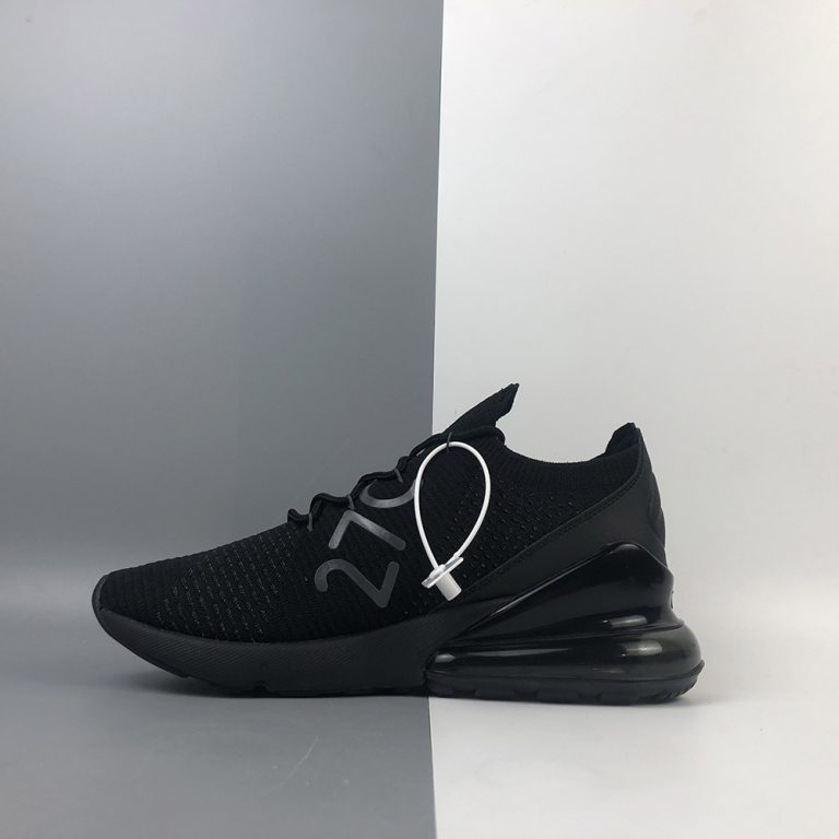Nike Air Max 270 Flyknit “Triple Black” For Sale – The Sole Line