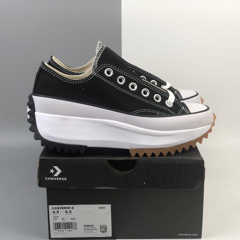 Converse Run Star Hike Low Top Black For Sale – The Sole Line