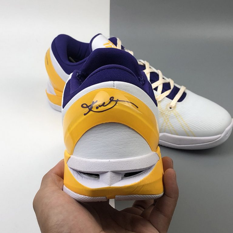 Nike Kobe 7 ‘Lakers Home’ White/Concord-Del Sol-Pure Platinum – The ...