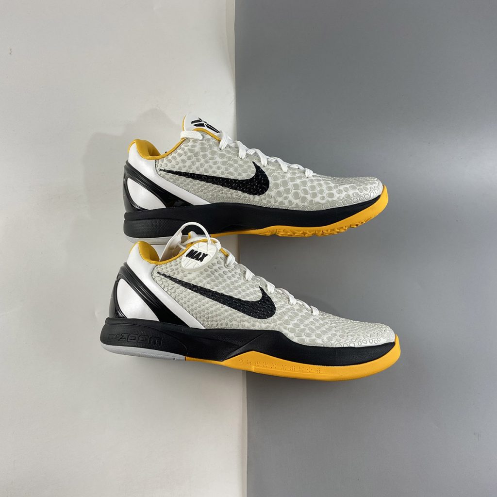 Nike Kobe 6 Protro White/Neutral Grey-Del Sol-Black For Sale – The Sole ...