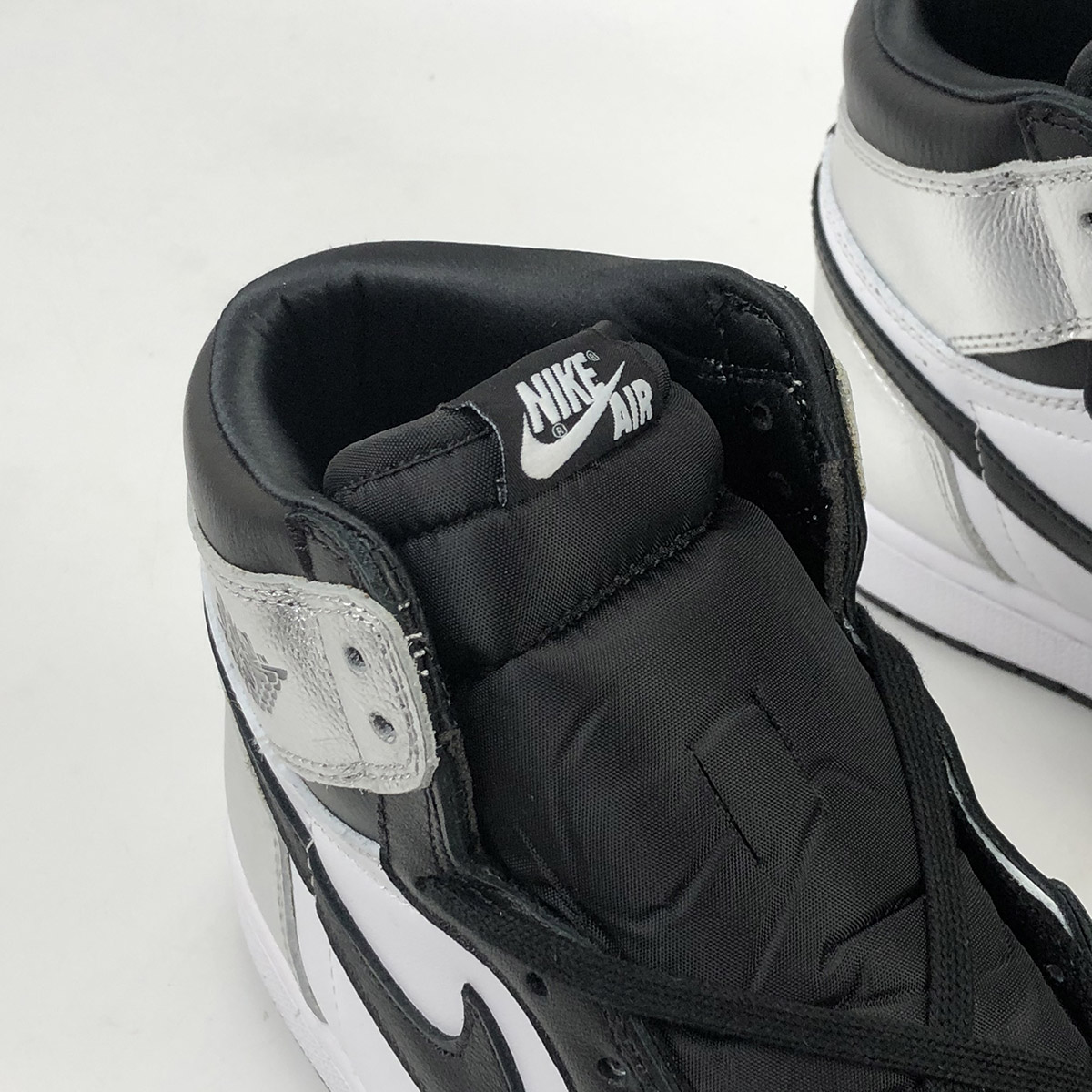Air Jordan 1 High OG “Silver Toe” Black/Metallic Silver-White-Black For ...