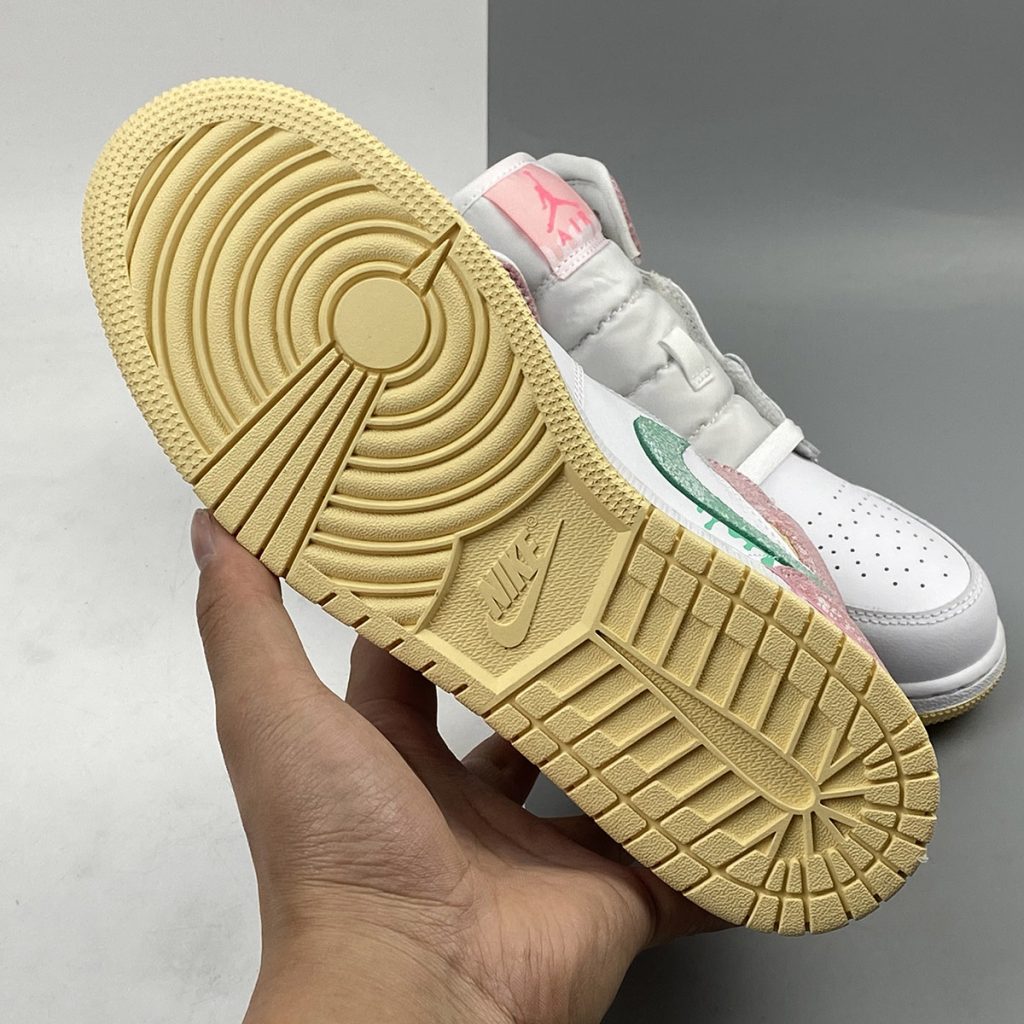 Air Jordan 1 Mid GS “Paint Drip” DD1666-100 For Sale – The Sole Line