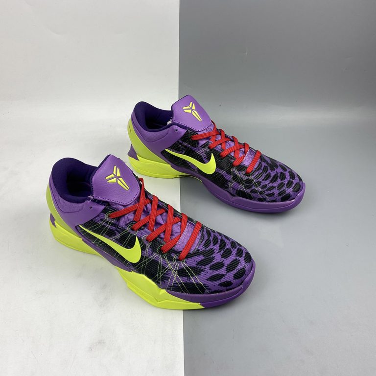 Nike Kobe 7 Supreme Christmas Day “Leopard” Violet Pop/Volt-Inc-Action ...
