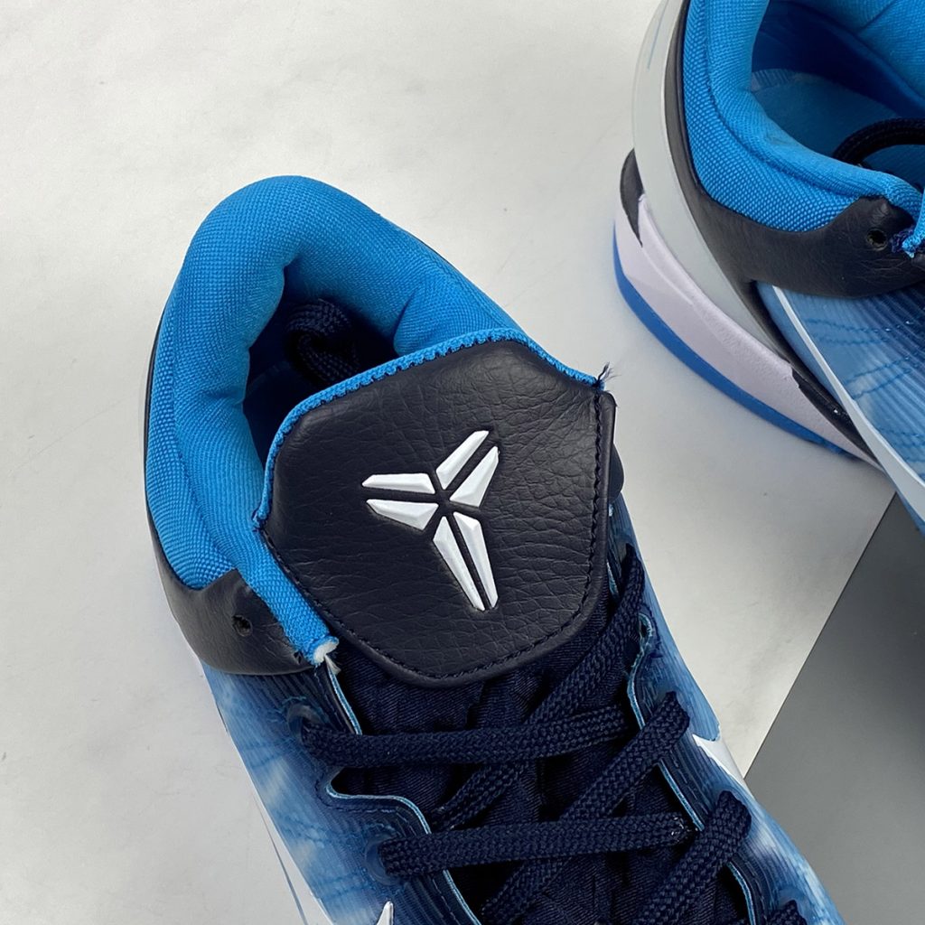 Nike Kobe 7 System ‘Shark’ Obsidian/White-Blue Grey-Current Blue For ...