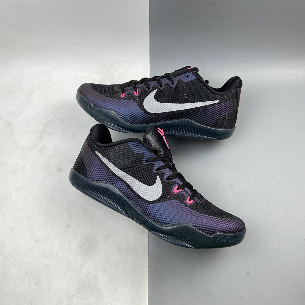 Nike Kobe 11 Low ‘Invisibility Cloak’ Black/Hyper Pink-Metallic Silver ...