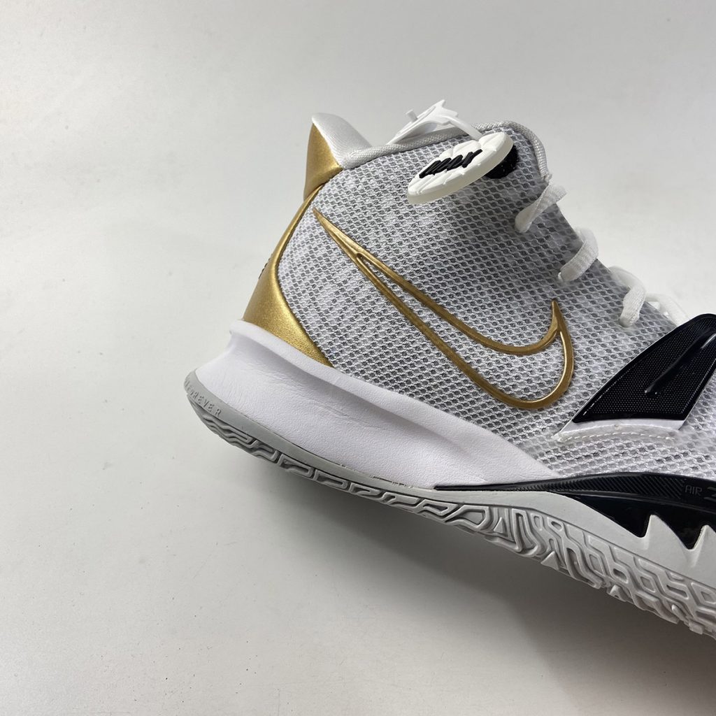 Nike Kyrie 7 White/Black/Metallic Gold For Sale – The Sole Line