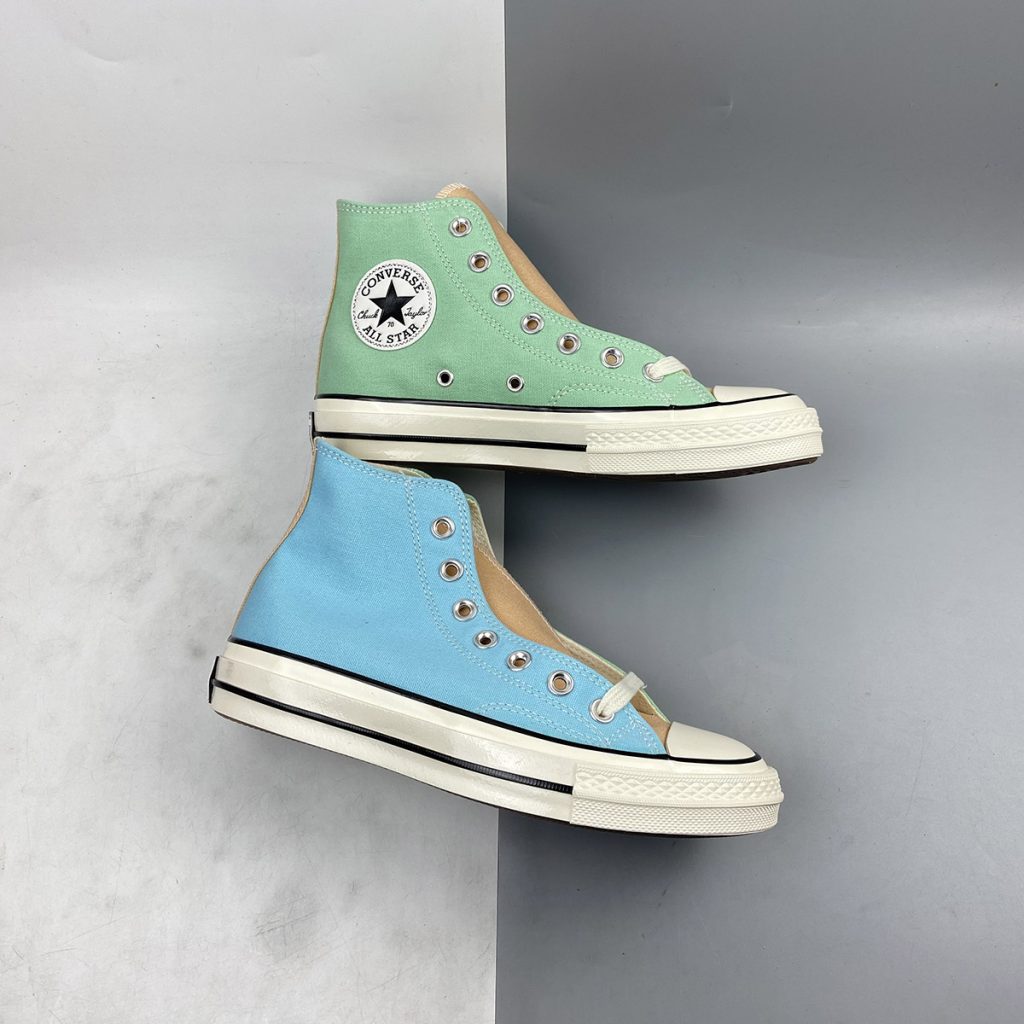 Converse Tri-Panel Chuck 70 High Top Enamel Mint/Cyan Tint For Sale ...