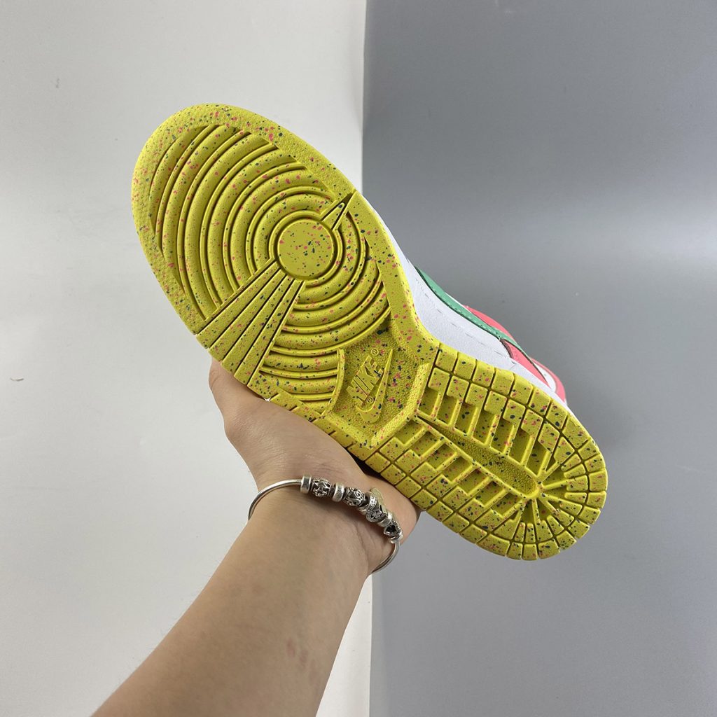 Nike Dunk Low SE “Easter” White/Green Glow-Sunset Pulse For Sale – The ...