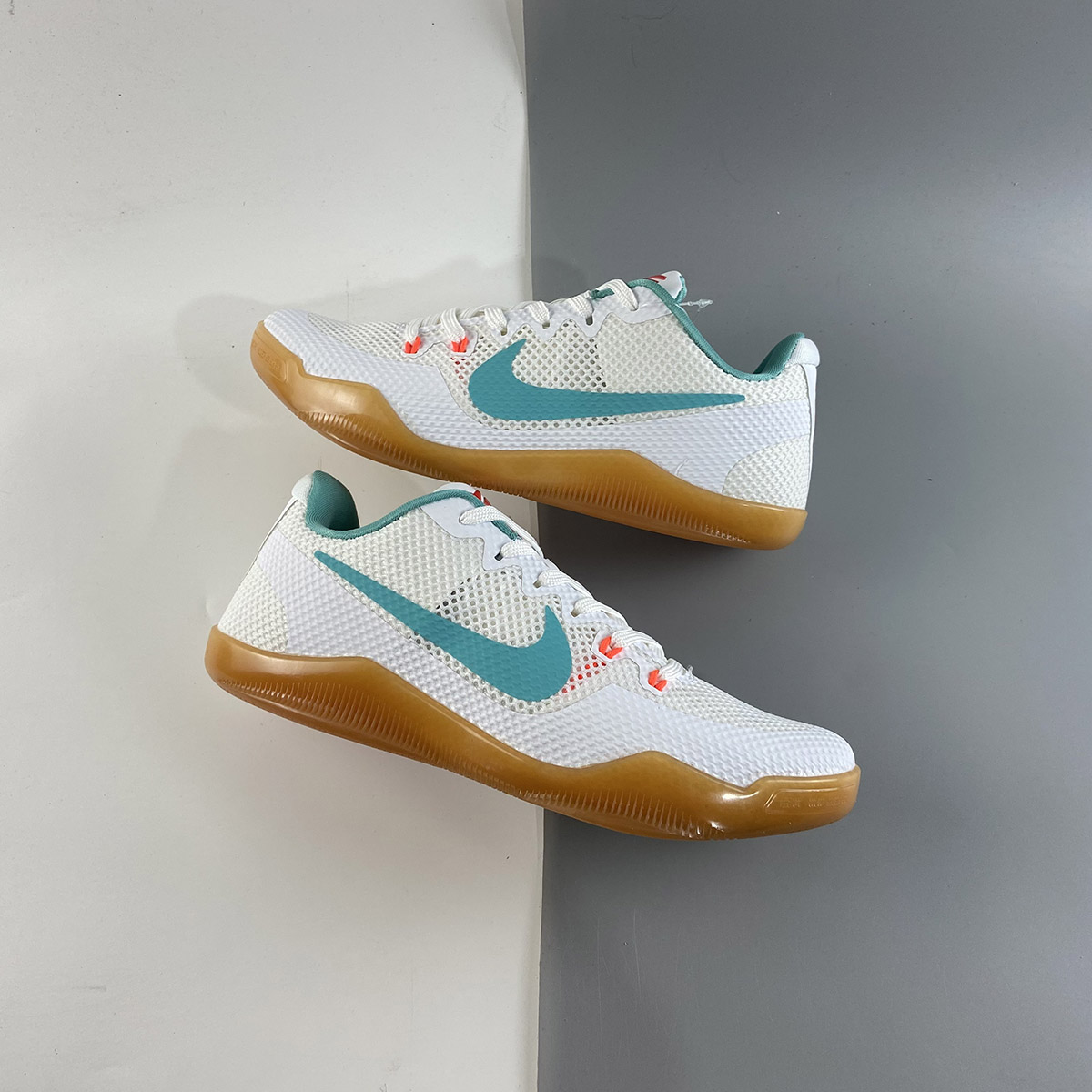 Nike Kobe 11 EM Low “Summer” White/Washed Teal-Bright Crimson For Sale ...