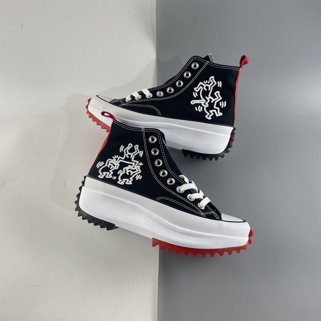 Keith Haring x Converse Run Star Hike Black For Sale – The Sole Line
