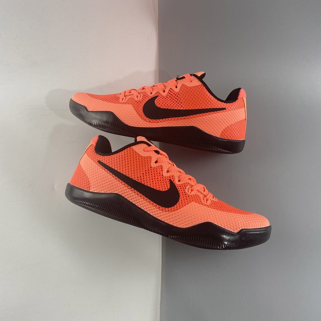 Nike Kobe 11 EM Low ‘Barcelona’ Bright Mango/Bright Crimson-Black For ...