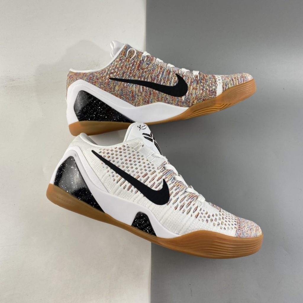 Nike Kobe 9 Elite Low HTM Premium Heather White/Gum-Multicolor For Sale ...
