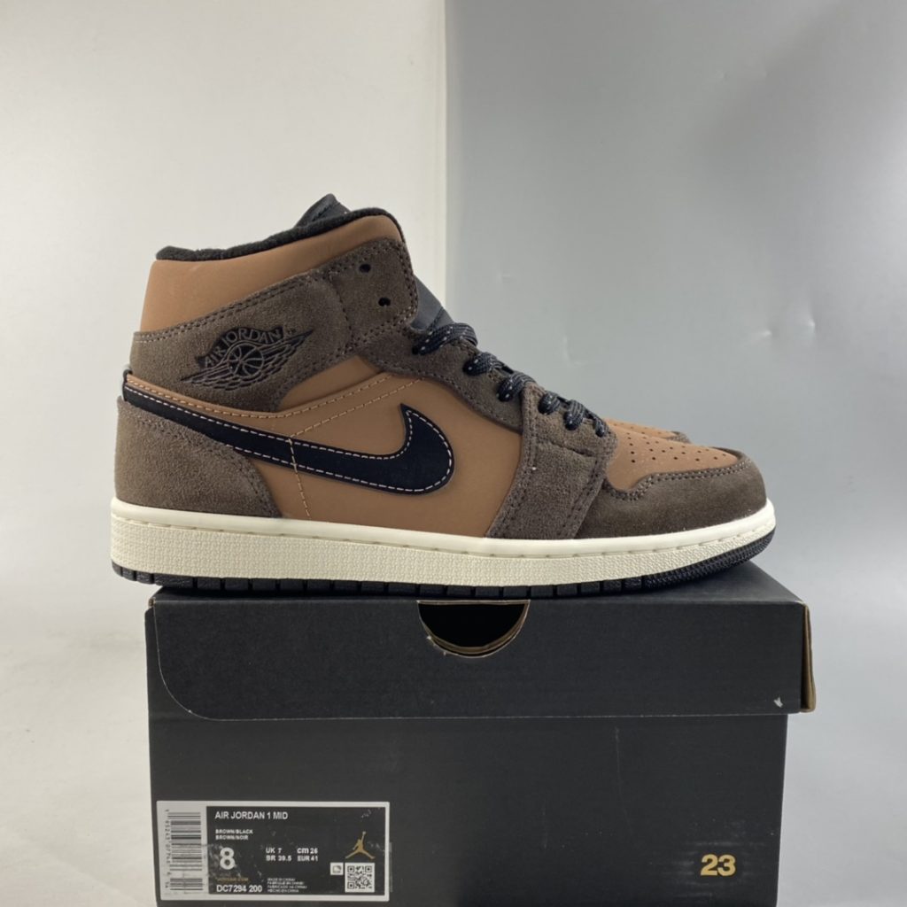 Air Jordan 1 Mid Earth Brown DC7294-200 For Sale – The Sole Line
