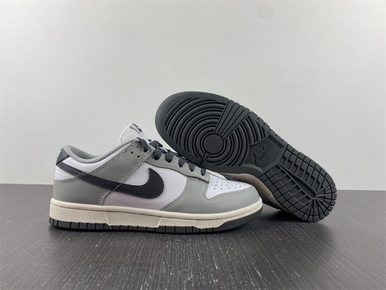 Nike Dunk Low White/Light Smoke Grey-Black DD1503-117 For Sale – The ...