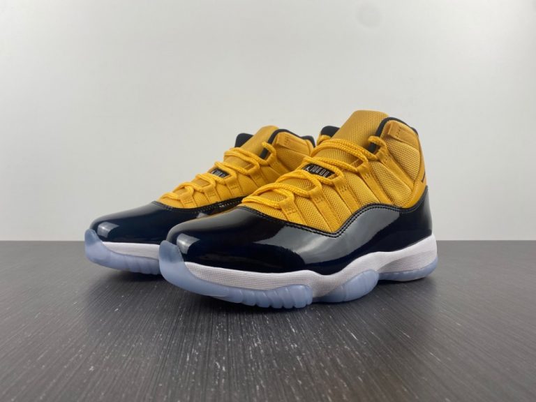 Air Jordan 11 Black Yellow For Sale – The Sole Line