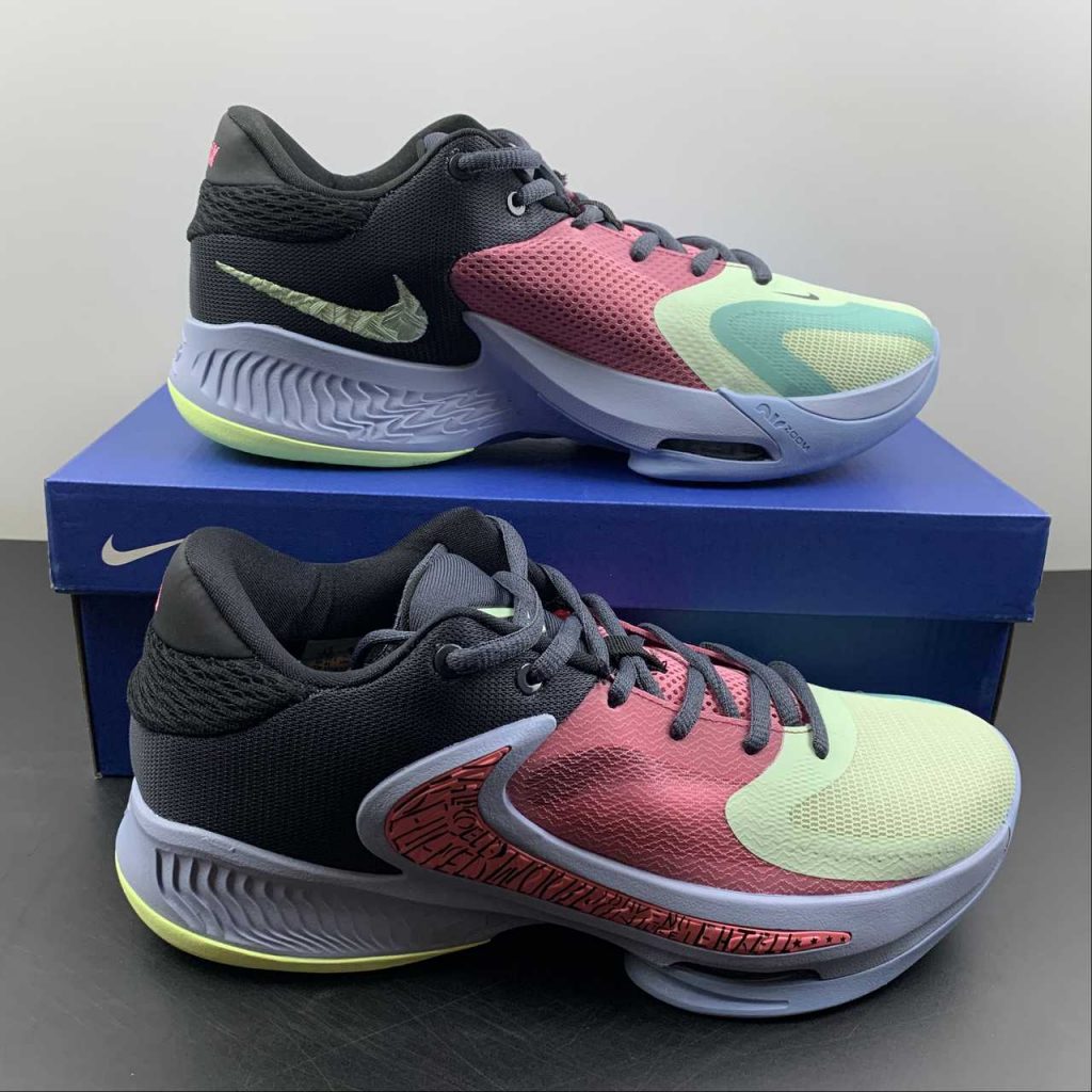 Nike Zoom Freak 4 Dark Marina Blue/Barely Volt/Pink Gaze For Sale – The ...