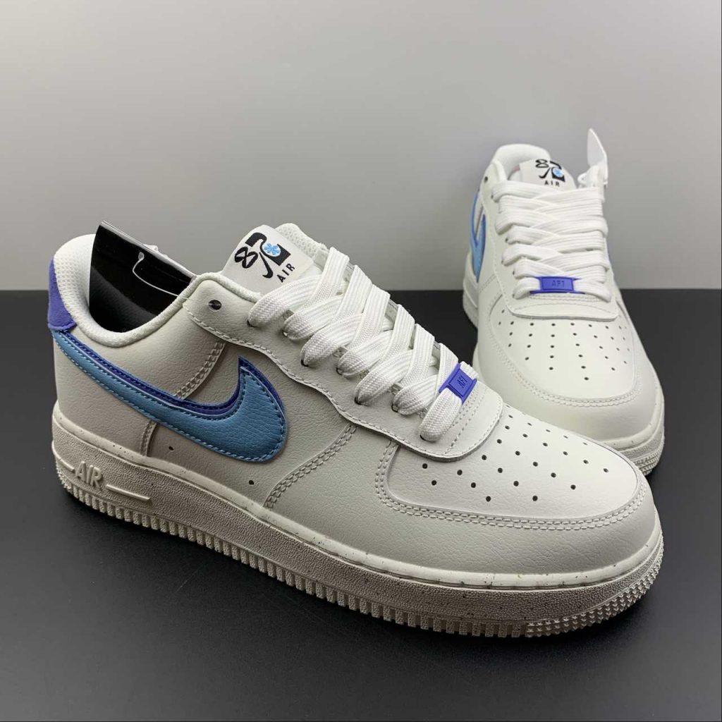 Nike Air Force 1 ’82 Sail/Medium Blue/Black/Blue Chill For Sale – The ...
