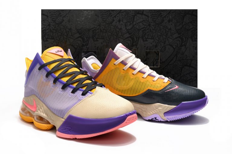 Nike LeBron 19 Low “Mismatch” Lilac/Pink Glaze-Dark Smoke Grey For Sale ...
