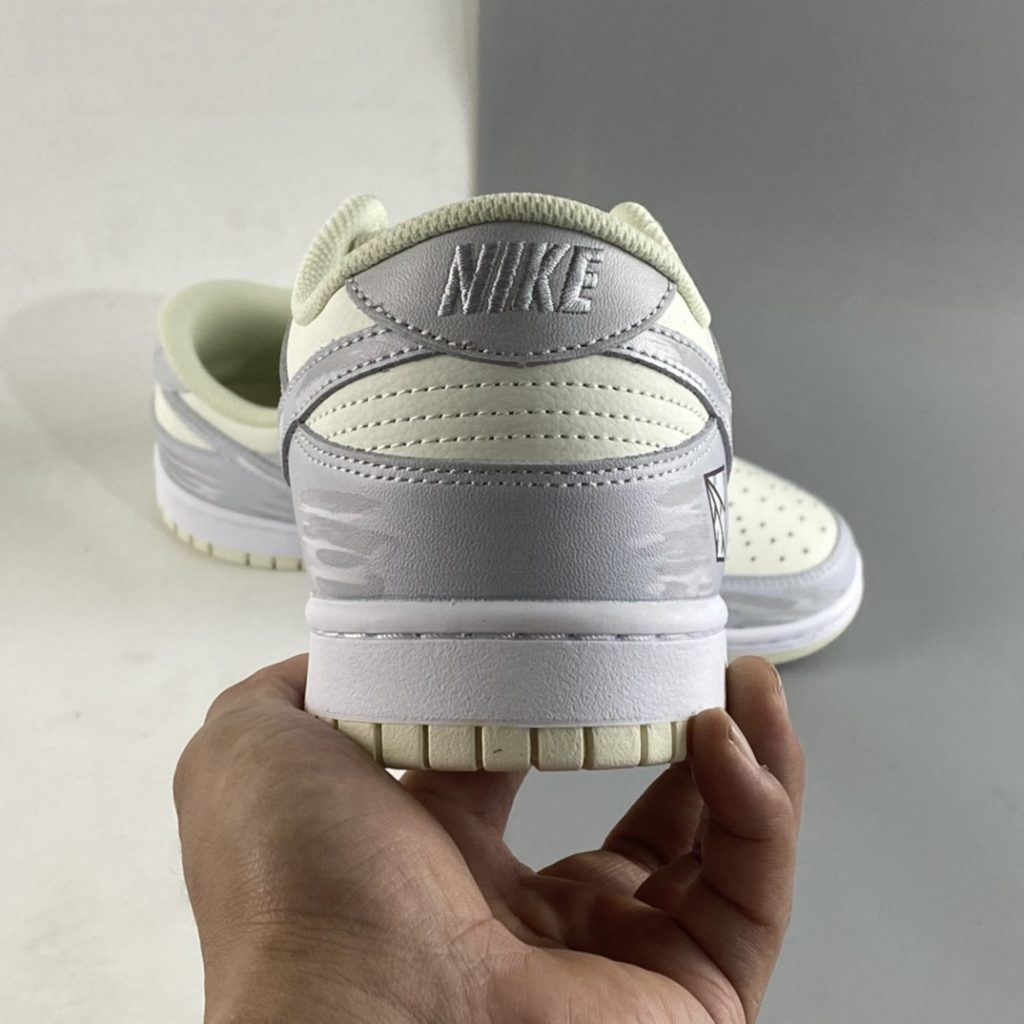 Custom Nike Dunk Low Coconut Milk Light Bone For Sale – The Sole Line