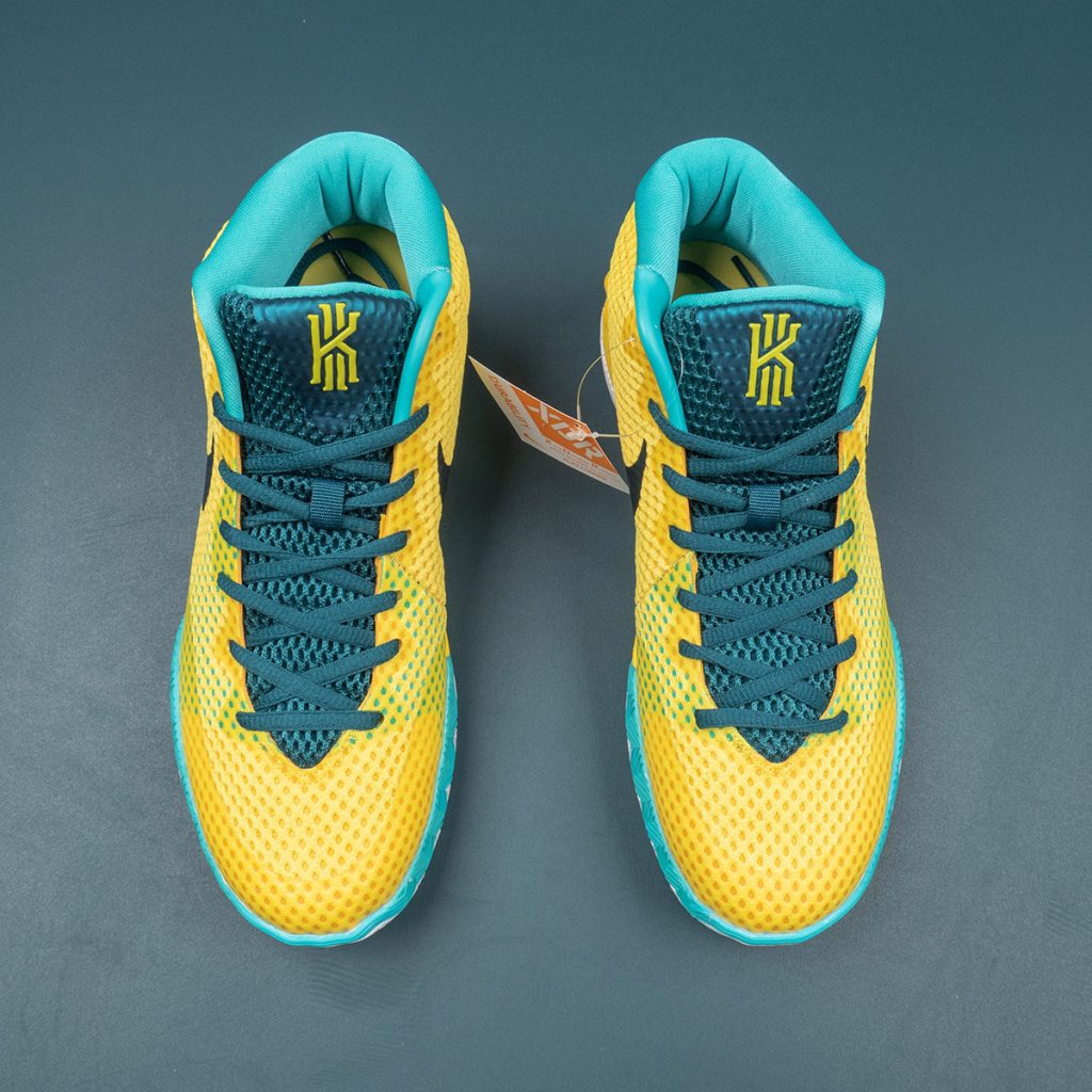 Nike Kyrie 1 Letterman Tour Yellow/Teal-University Gold-Light Retro For ...