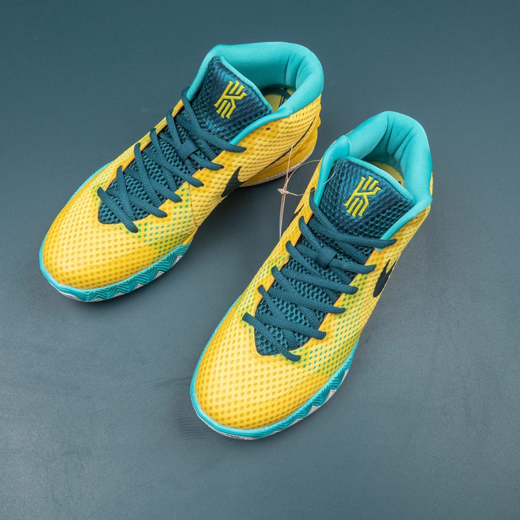 Nike Kyrie 1 Letterman Tour Yellow/Teal-University Gold-Light Retro For ...