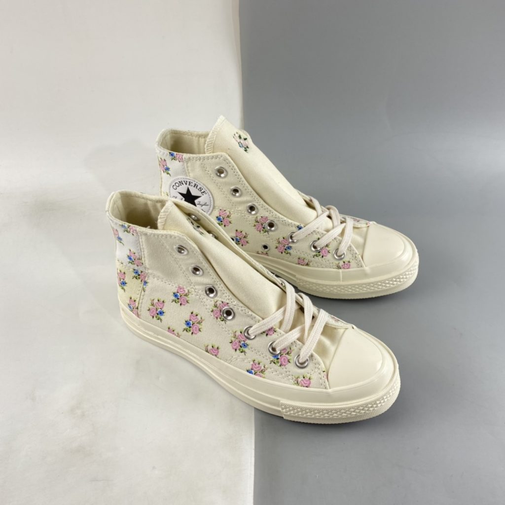 Converse Chuck 70 Patchwork Floral Egret/White/Soft Dune For Sale – The ...