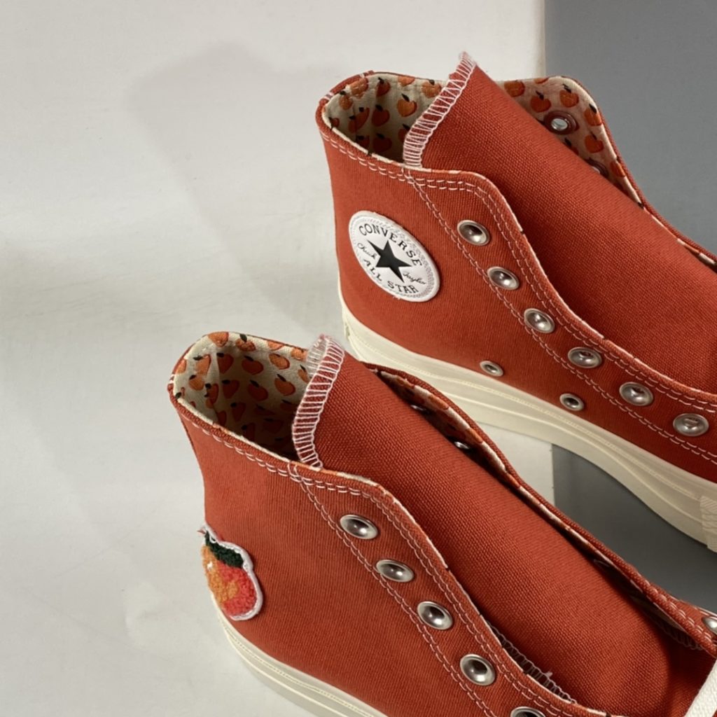 Converse Chuck Taylor Lift Platform High Peaches Orange For Sale – The ...
