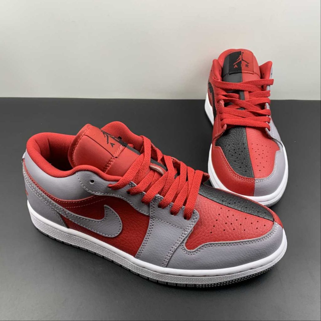 Air Jordan 1 Low SE “Split” Gym Red/Black/White/Cement Grey For Sale ...