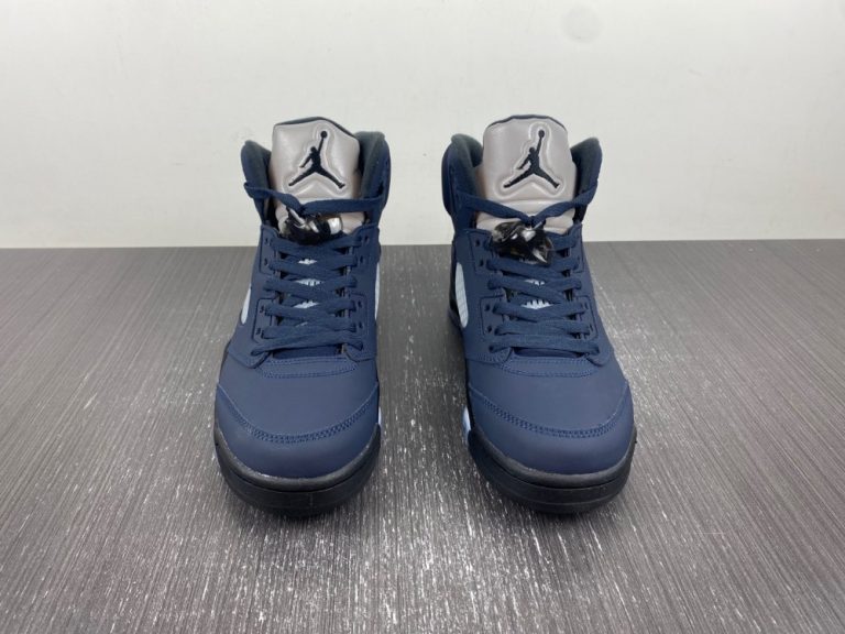 Air Jordan 5 “Georgetown” Midnight Navy/Black-Football Grey FD6812-400 ...