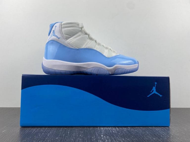 Air Jordan 11 “UNC” White University Blue For Sale – The Sole Line