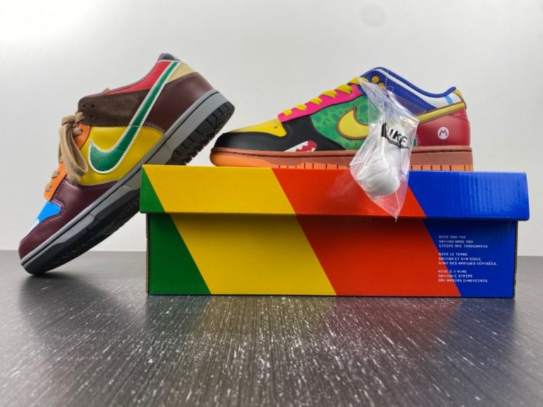 Nike Dunk Low “What the Super Mario” Custom For Sale – The Sole Line