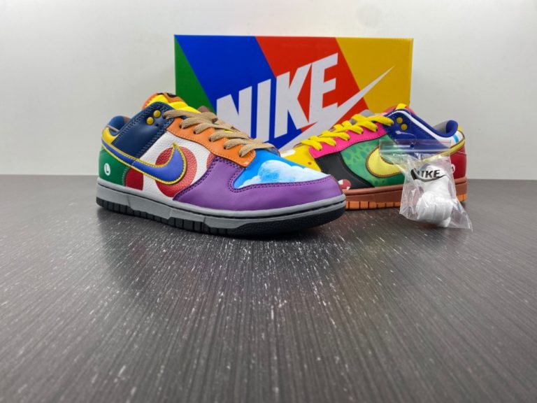 Nike Dunk Low “What the Super Mario” Custom For Sale – The Sole Line