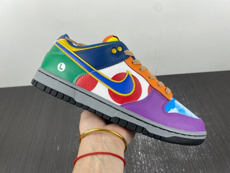 Nike Dunk Low “What the Super Mario” Custom For Sale – The Sole Line
