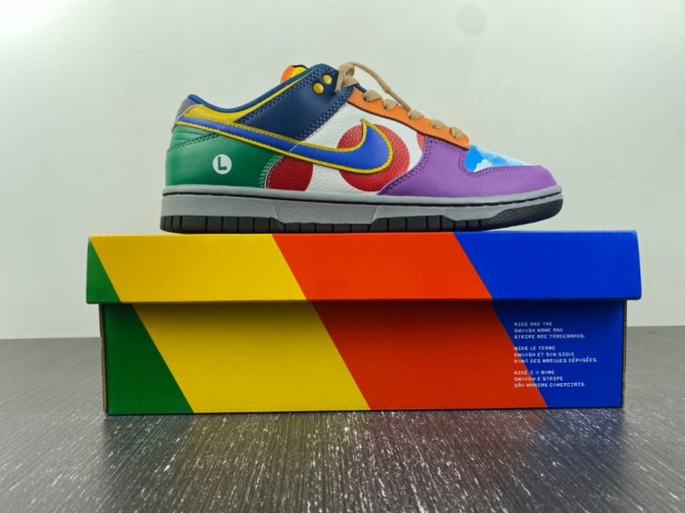 Nike Dunk Low “What the Super Mario” Custom For Sale – The Sole Line